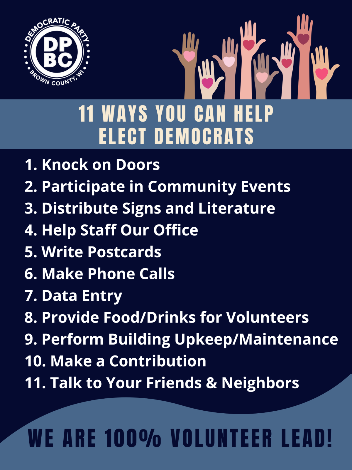 Volunteer – Democratic Party of Brown County